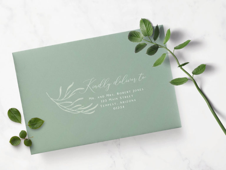how to: beautiful invitation envelopes on a budget - bonhomiedesign.co